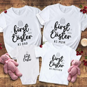 Personalized My First Easter Shirt, First Easter as Mom, Family Easter ...