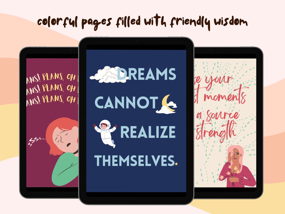 Digital Empowerment Planner, Recovery Journal, Self Discovery Workbook ...