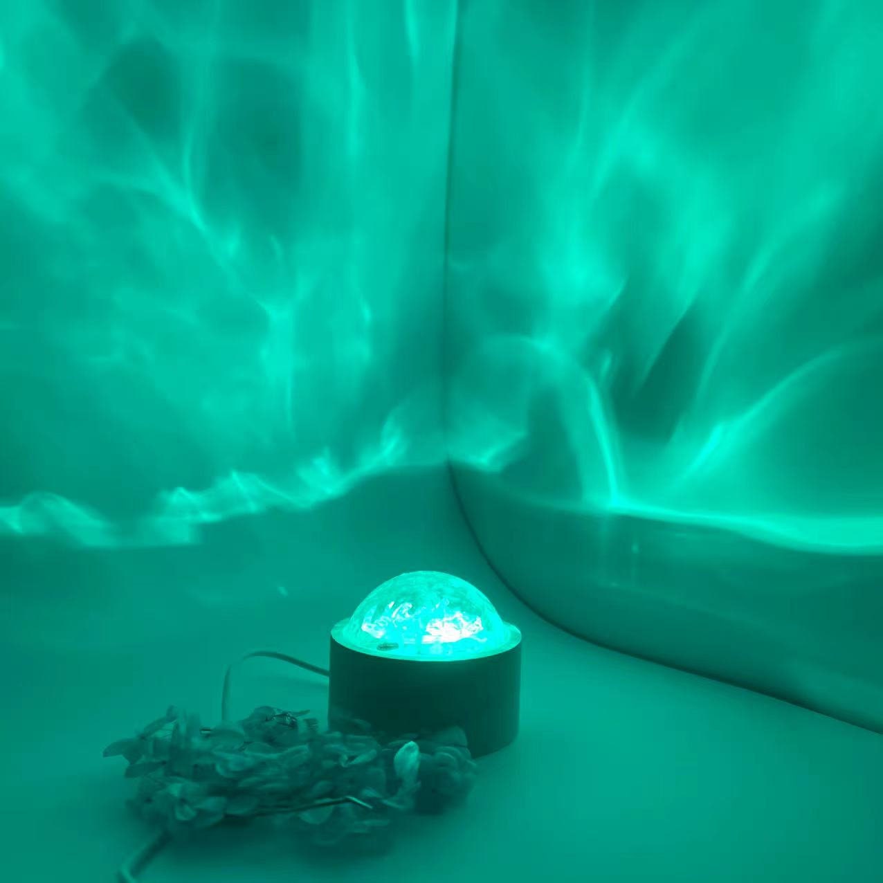 Lamp Water Ripple Projector Night Light Home Decoration for Bedroom ...