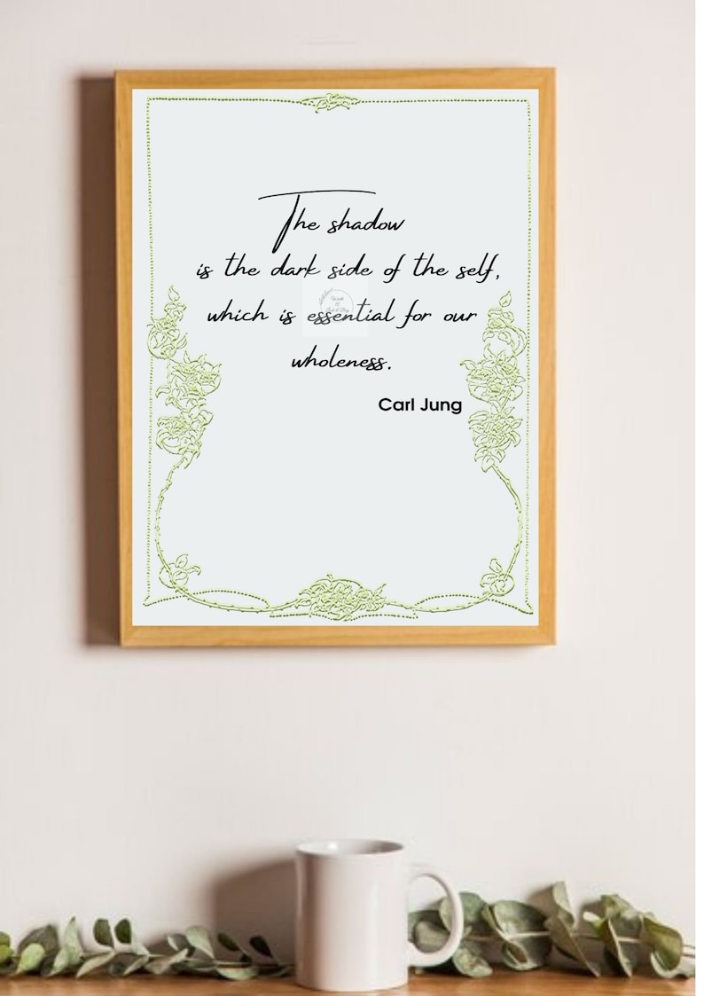 Carl Jung.the Shadow is the Dark Side of the Self, Which is Essential ...
