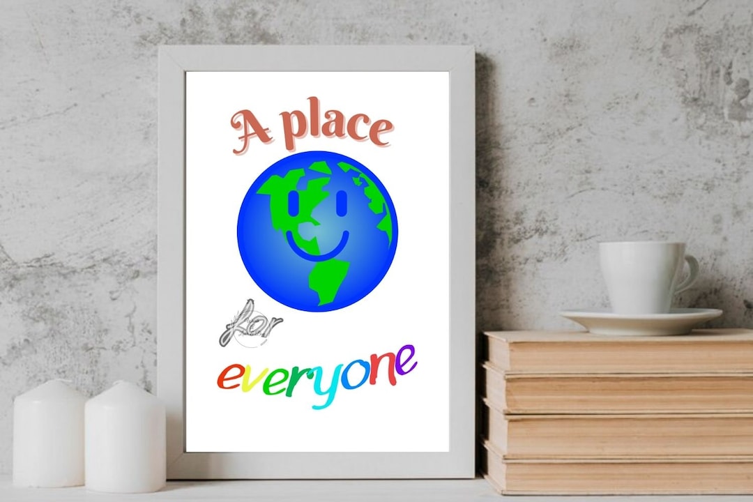 All Are Welcome.a Place for Everyone. Decorate & Motivate: Inspiring ...