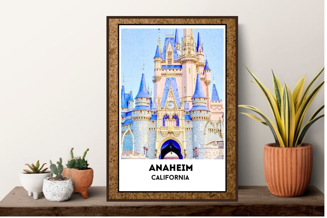 Anaheim Calling.printable Tourist Poster Download. Printable Tourist ...