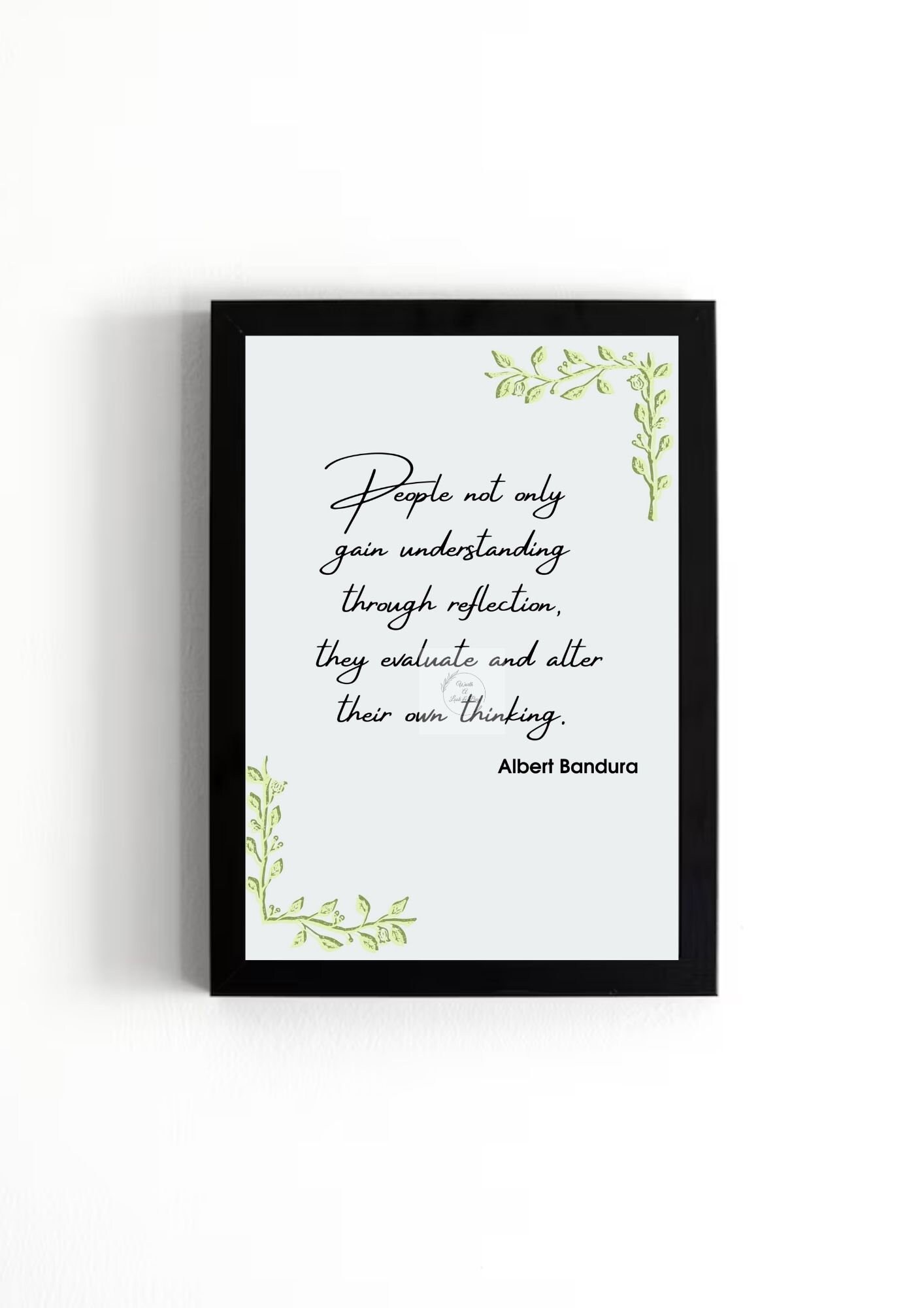 Albert Bandura. People Not Only Gain Understanding Through Reflection ...