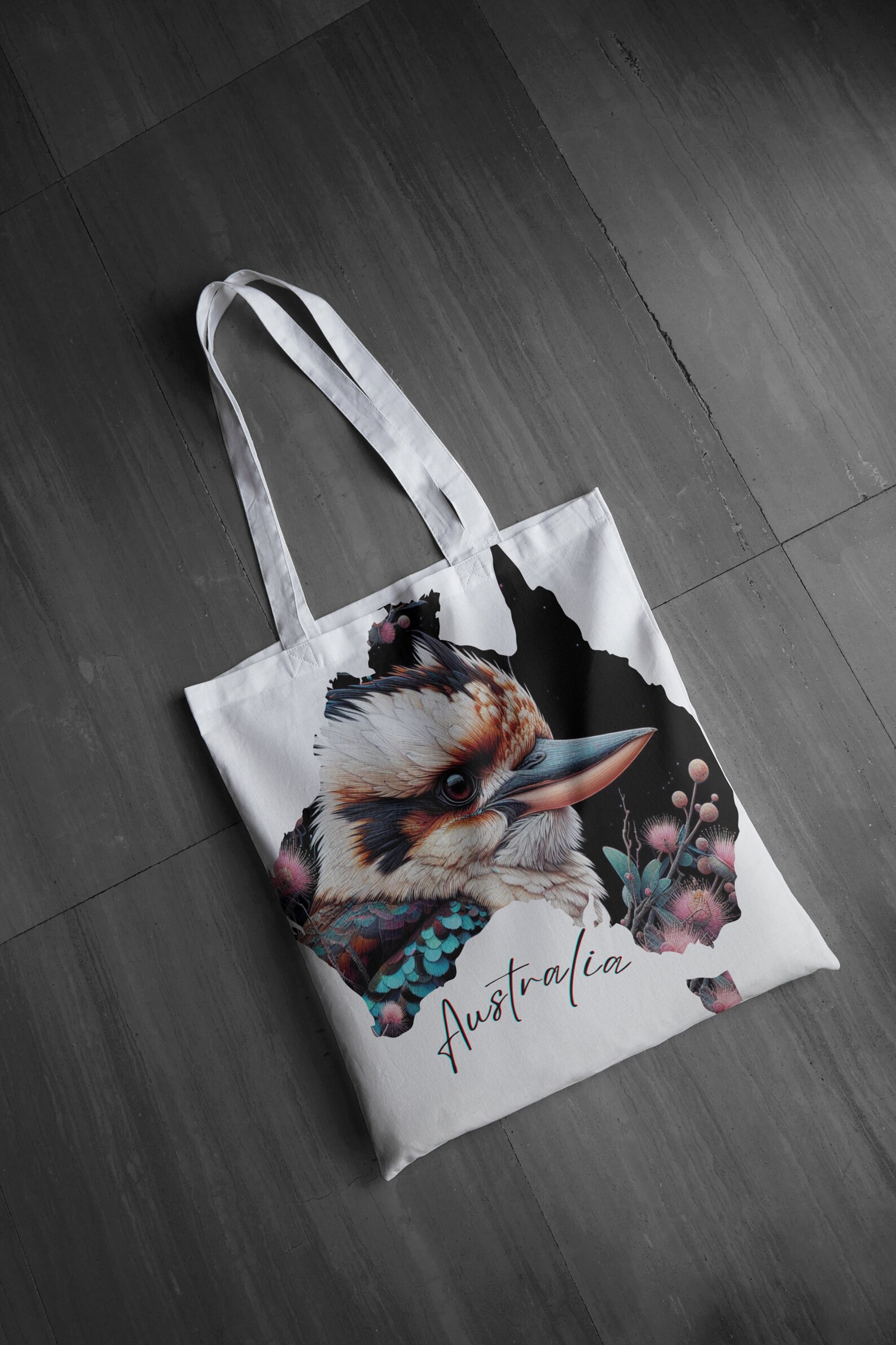 Australiana Nature Tote,original Designs,weekendbag,booklove Tote ...