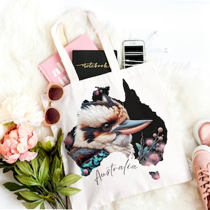 Australiana Nature Tote,original Designs,weekendbag,booklove Tote ...