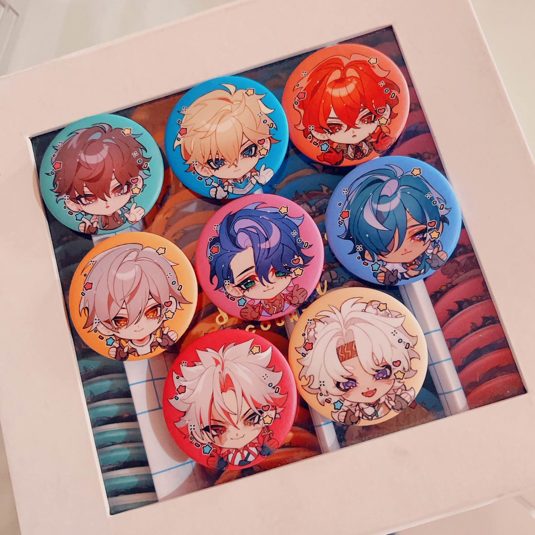 Genshin Impact | Honkai Star Rail | Wuthering Waves Matte Pins - Etsy