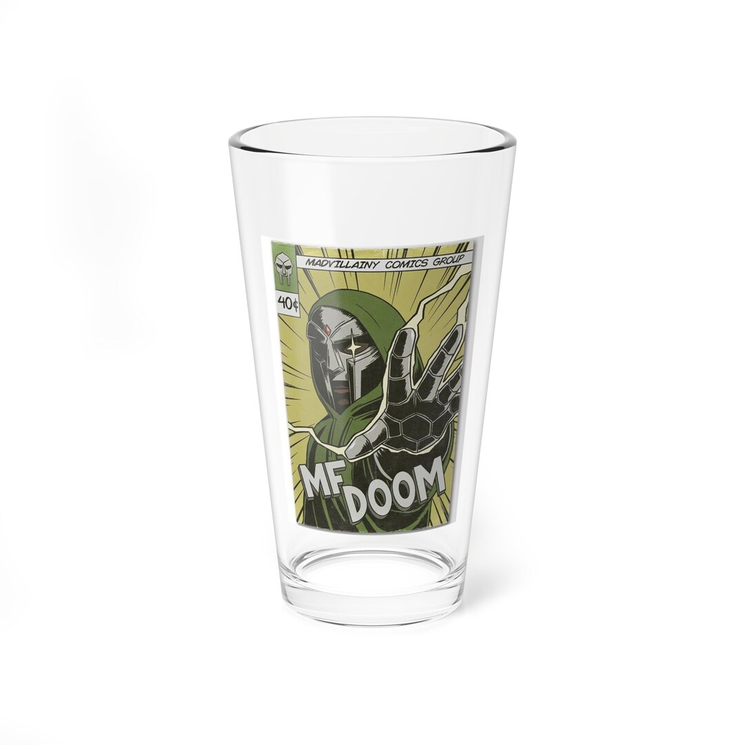 MF DOOM Comic, Masked, Rapper, 90,s New York, Gift for Hip Hop Fan Pint ...