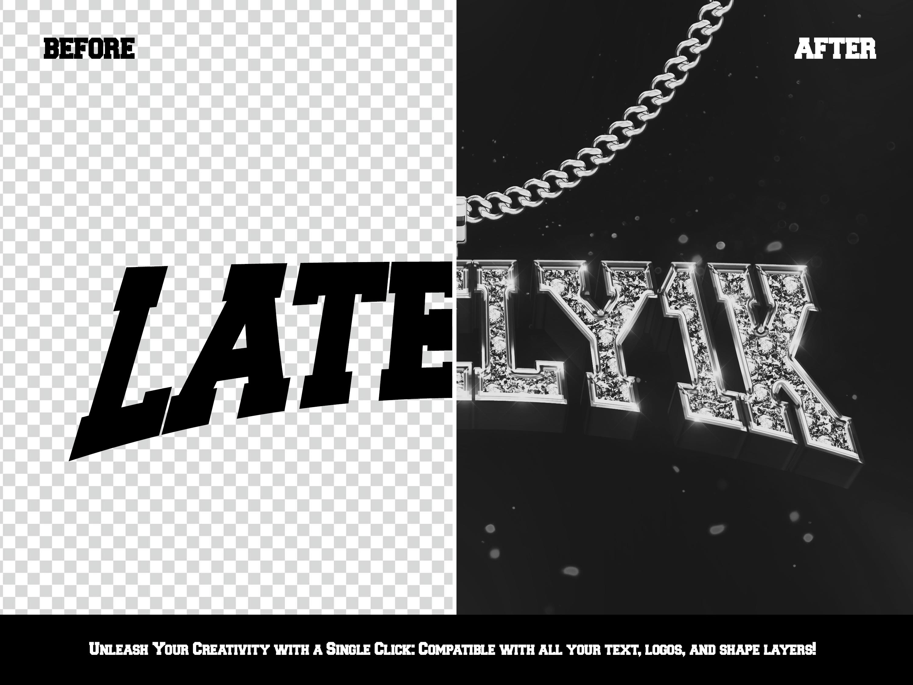 Bling Text Effect and Logos Effect for Photoshop - Etsy