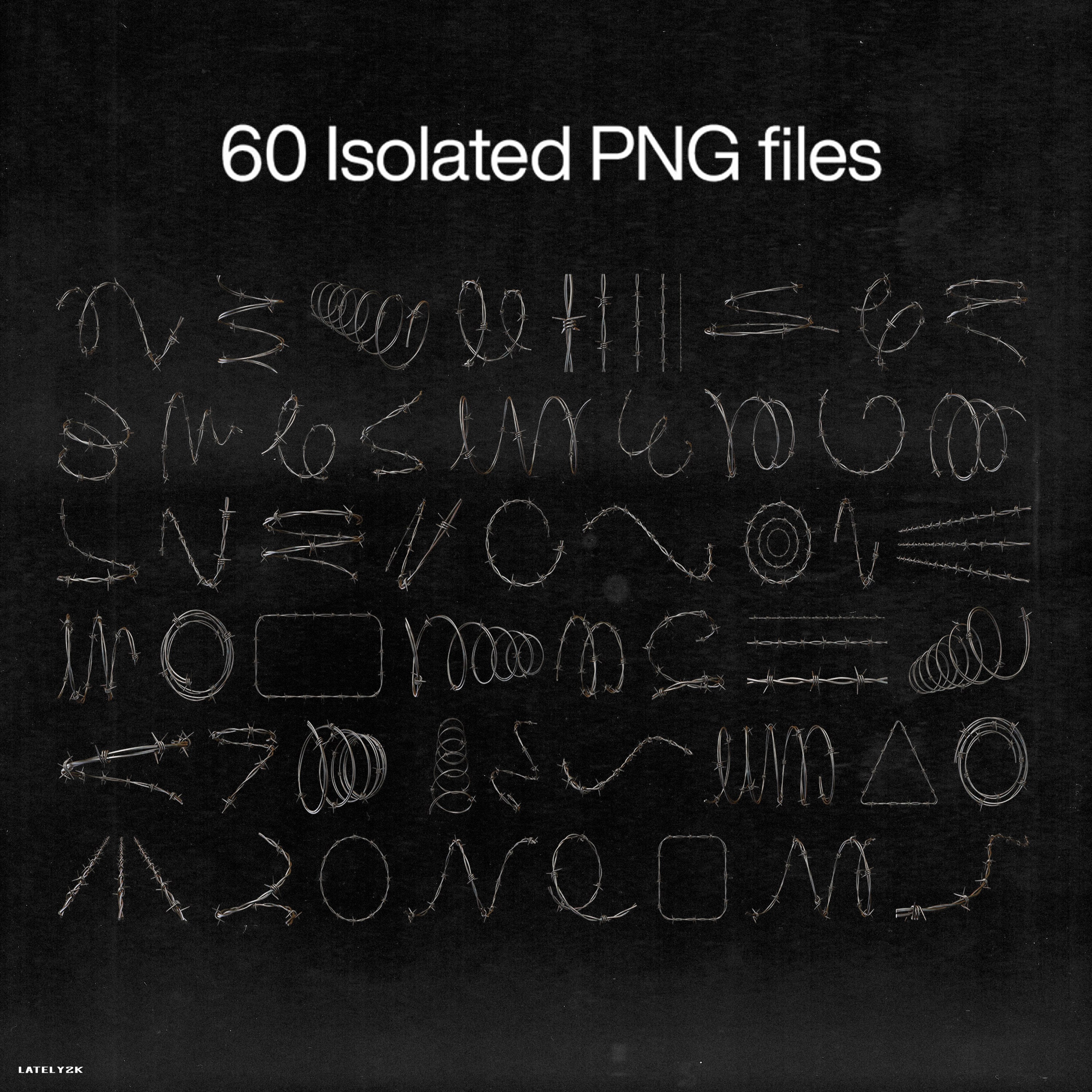 60 4k Barbed Wire Textures Overlay,photoshop PNG Template for Photoshop ...