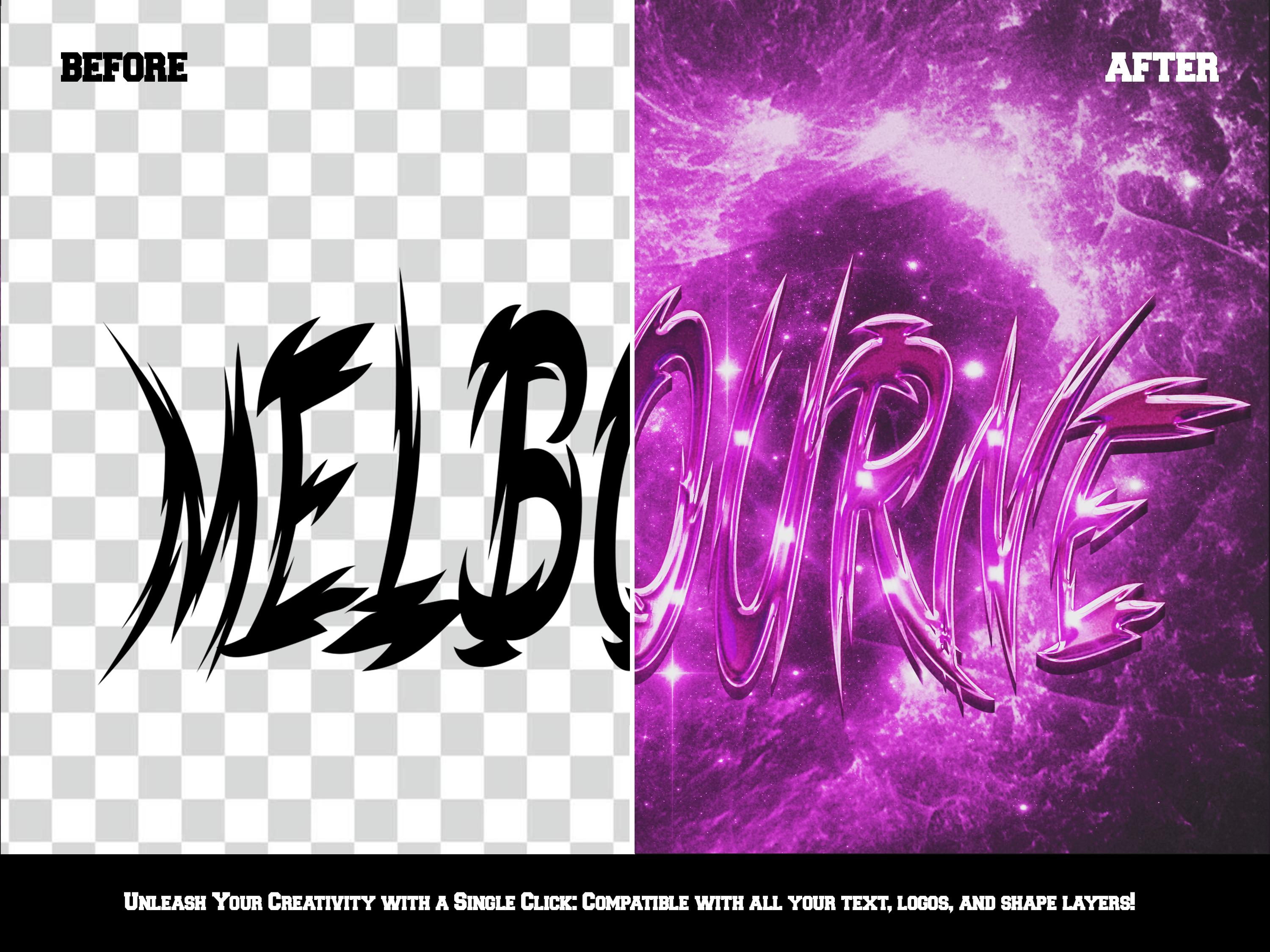 Chrome Text Effect and Logos Effect for Photoshop - Etsy