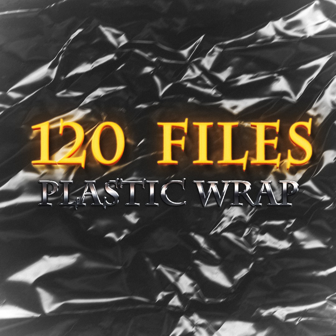 120 4k PLASTIC WRAP Overlays,plastic Texture Photo - Etsy