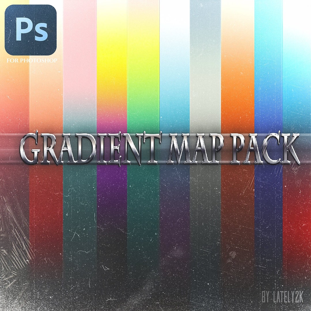 Gradients for Photoshop gradients Map Pack - Etsy