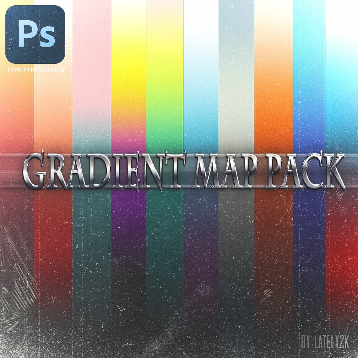 Gradients for Photoshop gradients Map Pack - Etsy