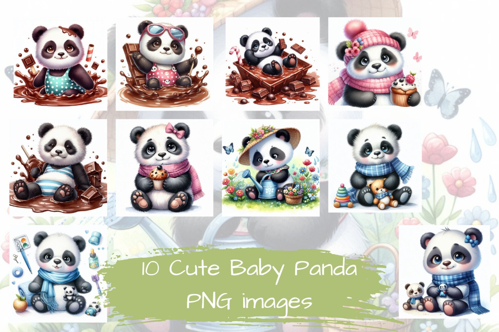 Cute Baby Panda Clipart, Baby Pandas Png, Little Pandas Clip Art ...