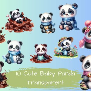 Cute Baby Panda Clipart, Baby Pandas Png, Little Pandas Clip Art ...
