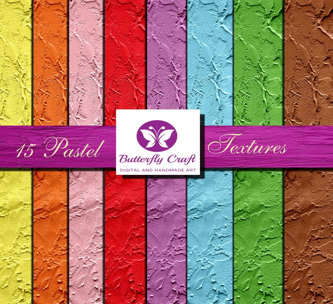 Pastel Textures Digital Papaer, Pastel Digital Art, Pastel Pattern ...