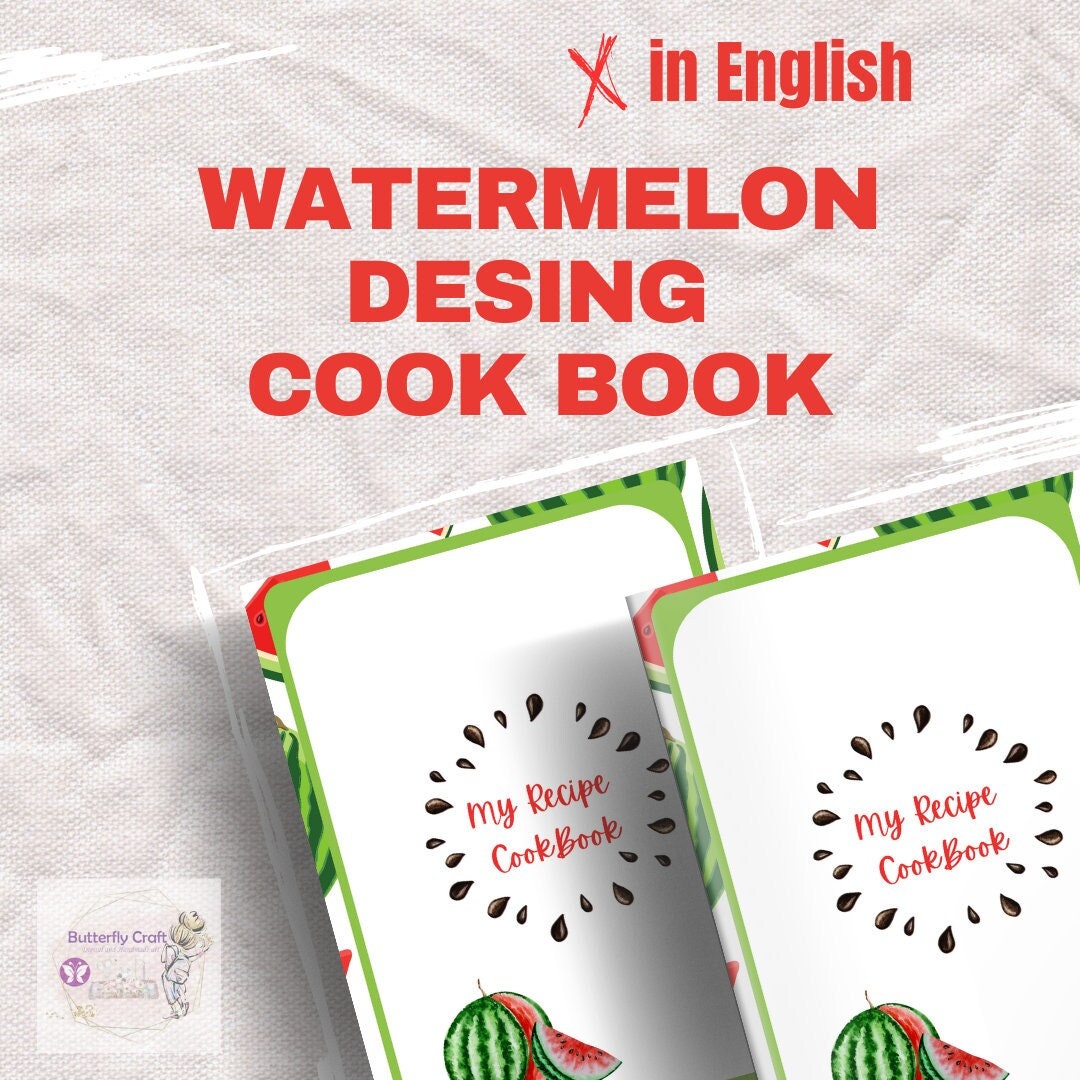 Recipe Book Planner Whit Watermelons, Watermelons Recipe Planner ...