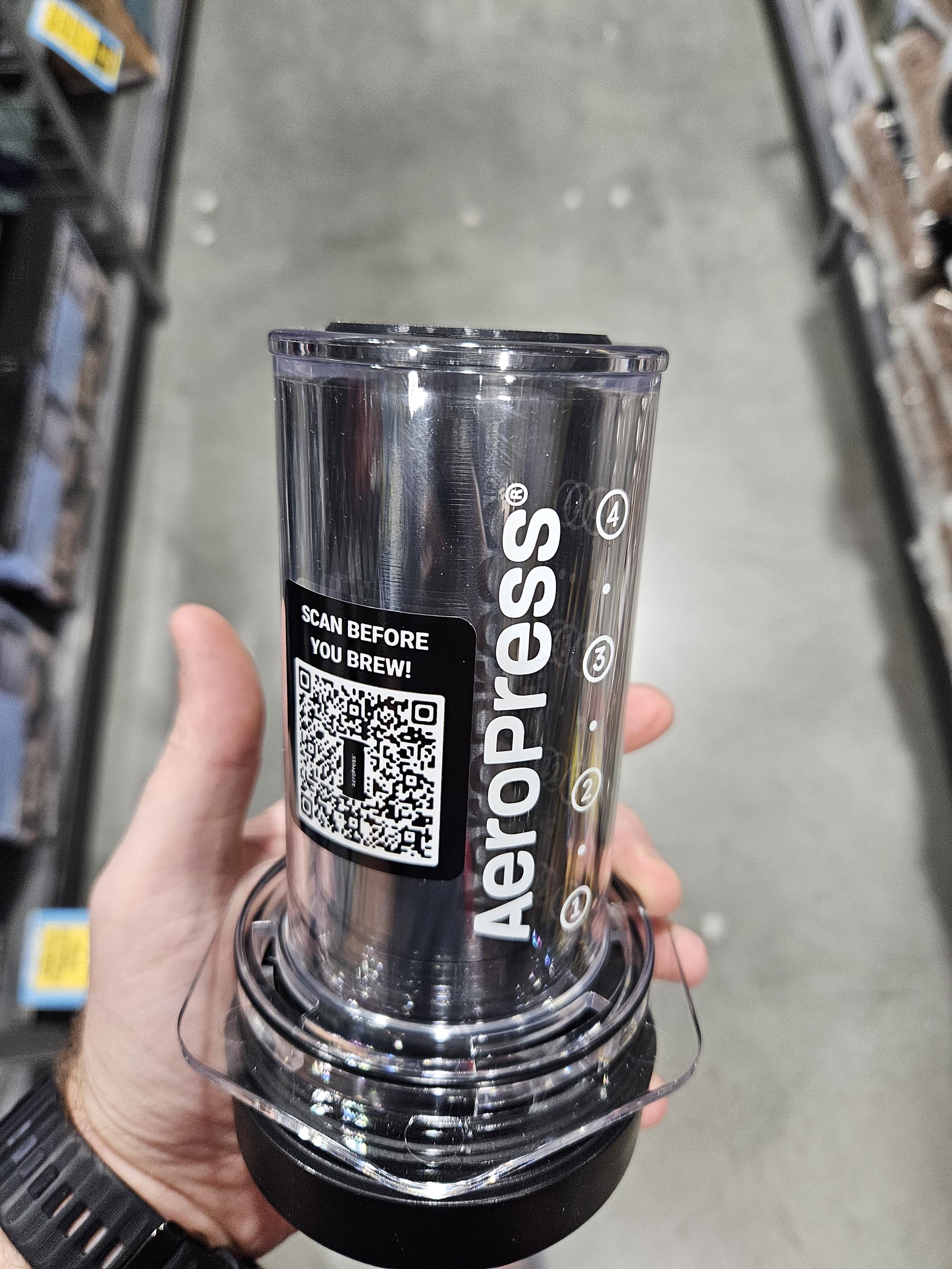 Aeropress Go Plus Coffee Bean Container - Convenience Compact Travel ...