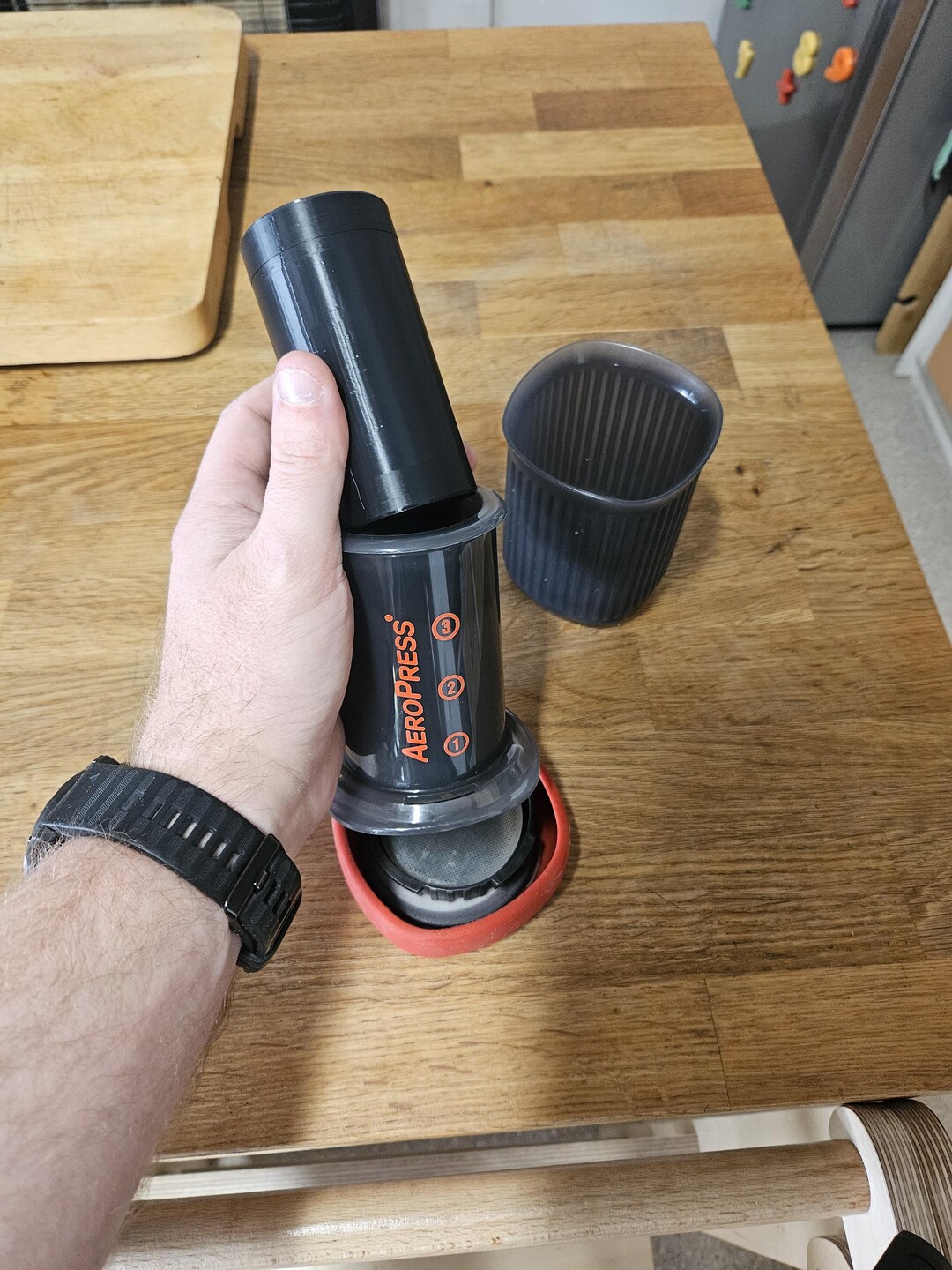 Aeropress Go Coffee Bean Container: Compact Travel Storage - Etsy