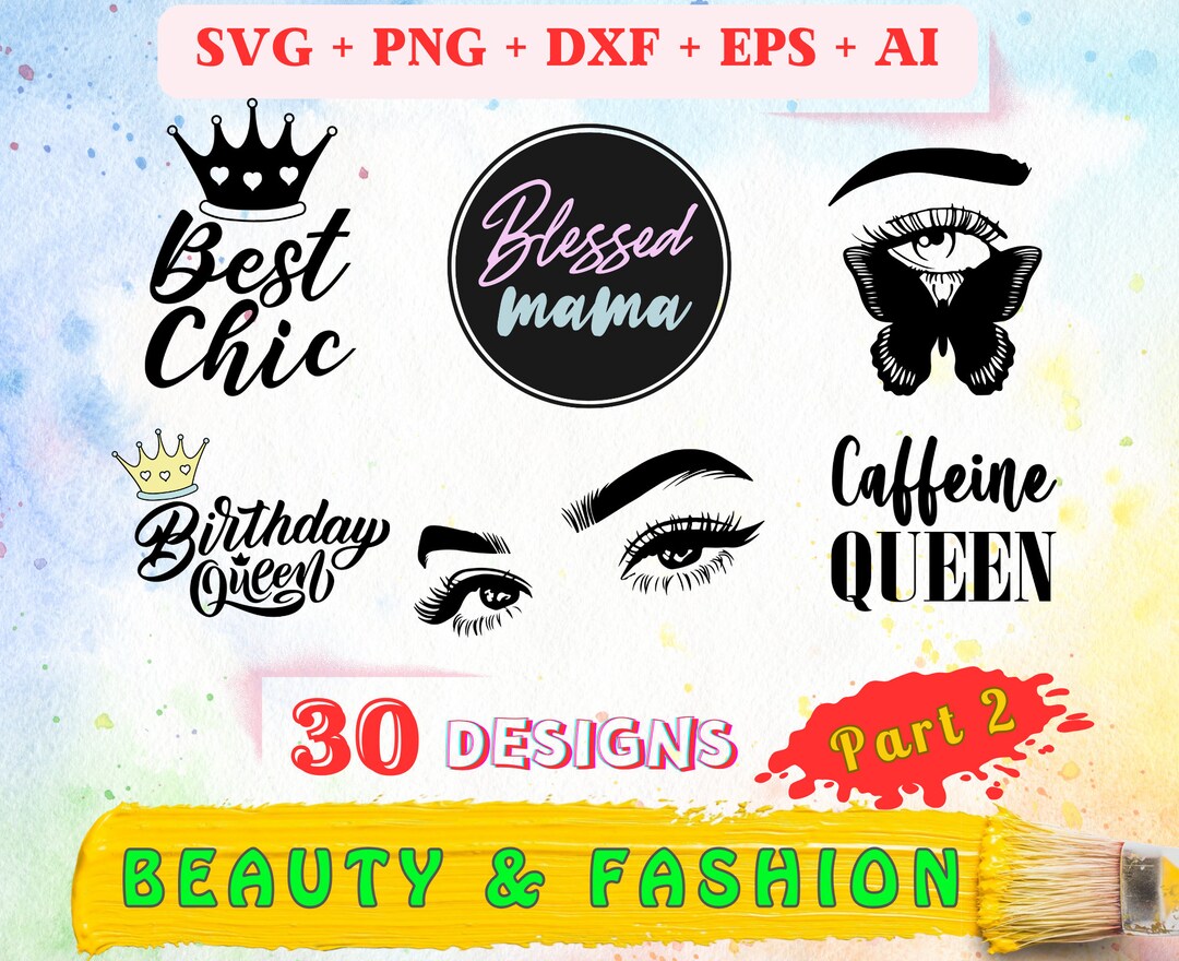 30 Stylish SVG Designs: Instant Download of Beautiful Pictures ...