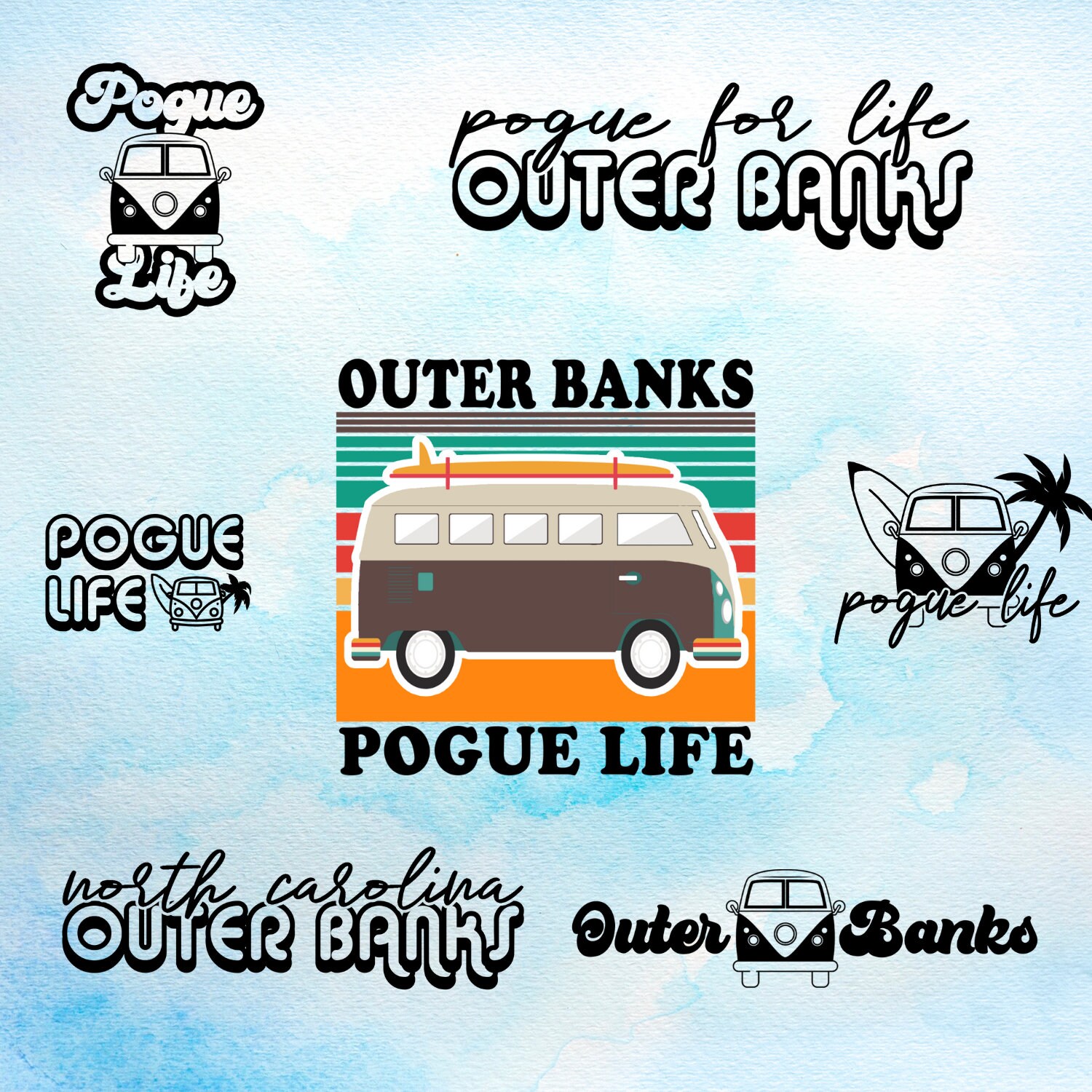 14 Pogue Life Designs SVG Bundle - Embrace Island Vibes With Exclusive ...