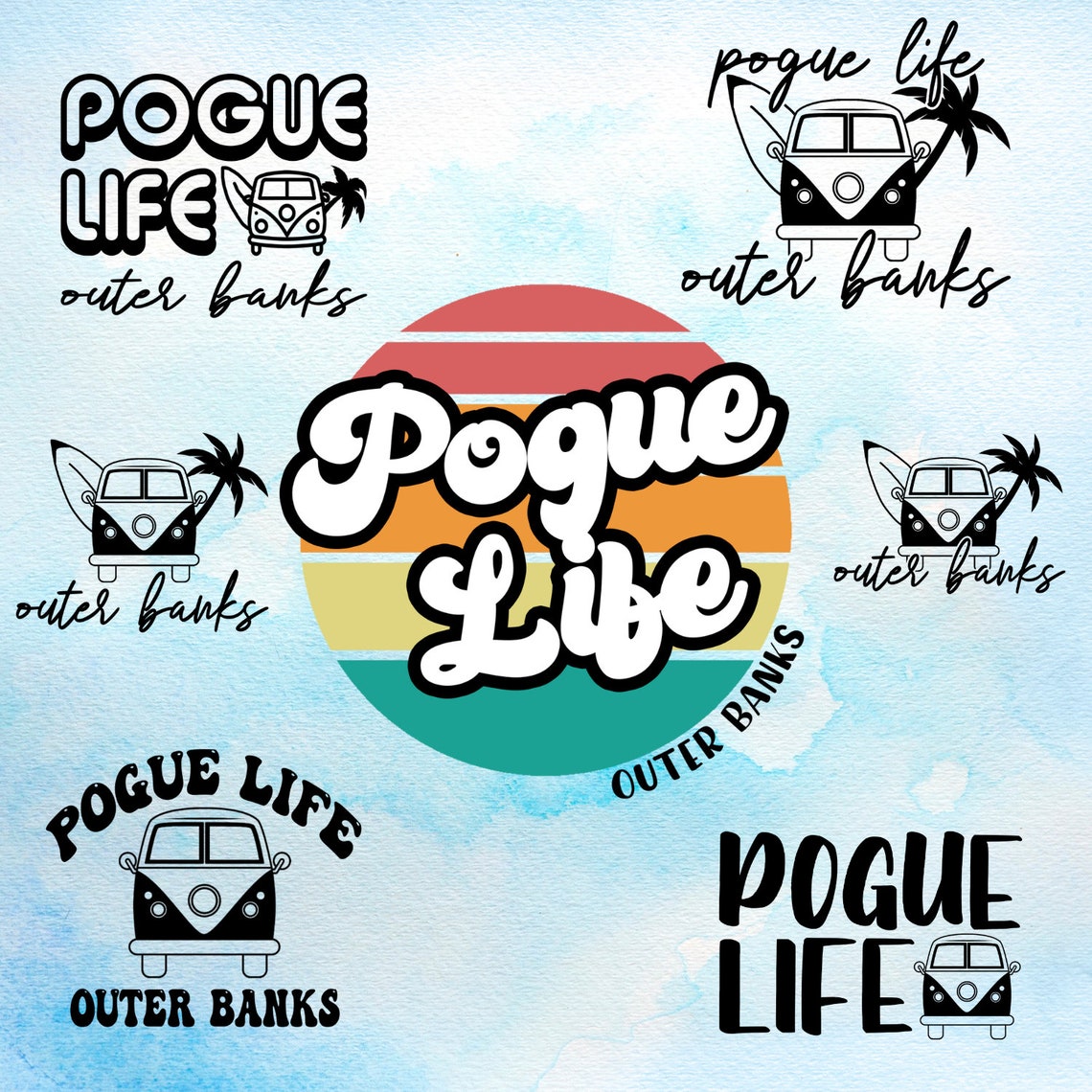 14 Pogue Life Designs SVG Bundle - Embrace Island Vibes With Exclusive ...