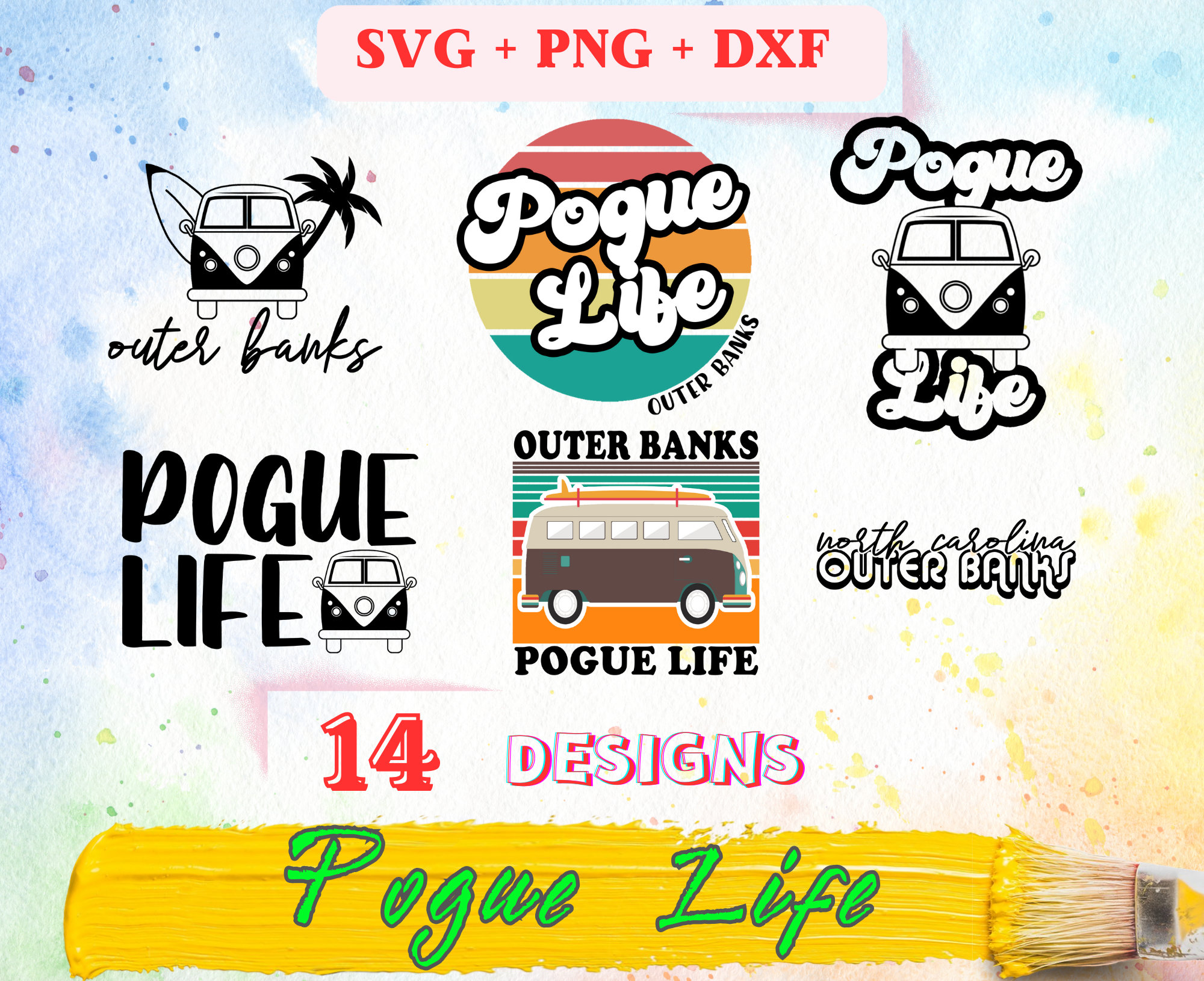 14 Pogue Life Designs SVG Bundle - Embrace Island Vibes With Exclusive ...