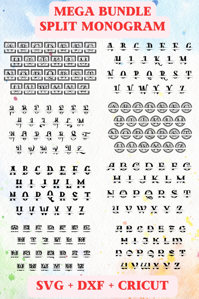 90+ Fonts Collection PNG SVG, Whimsical Fonts, Recursive Doodle Super ...