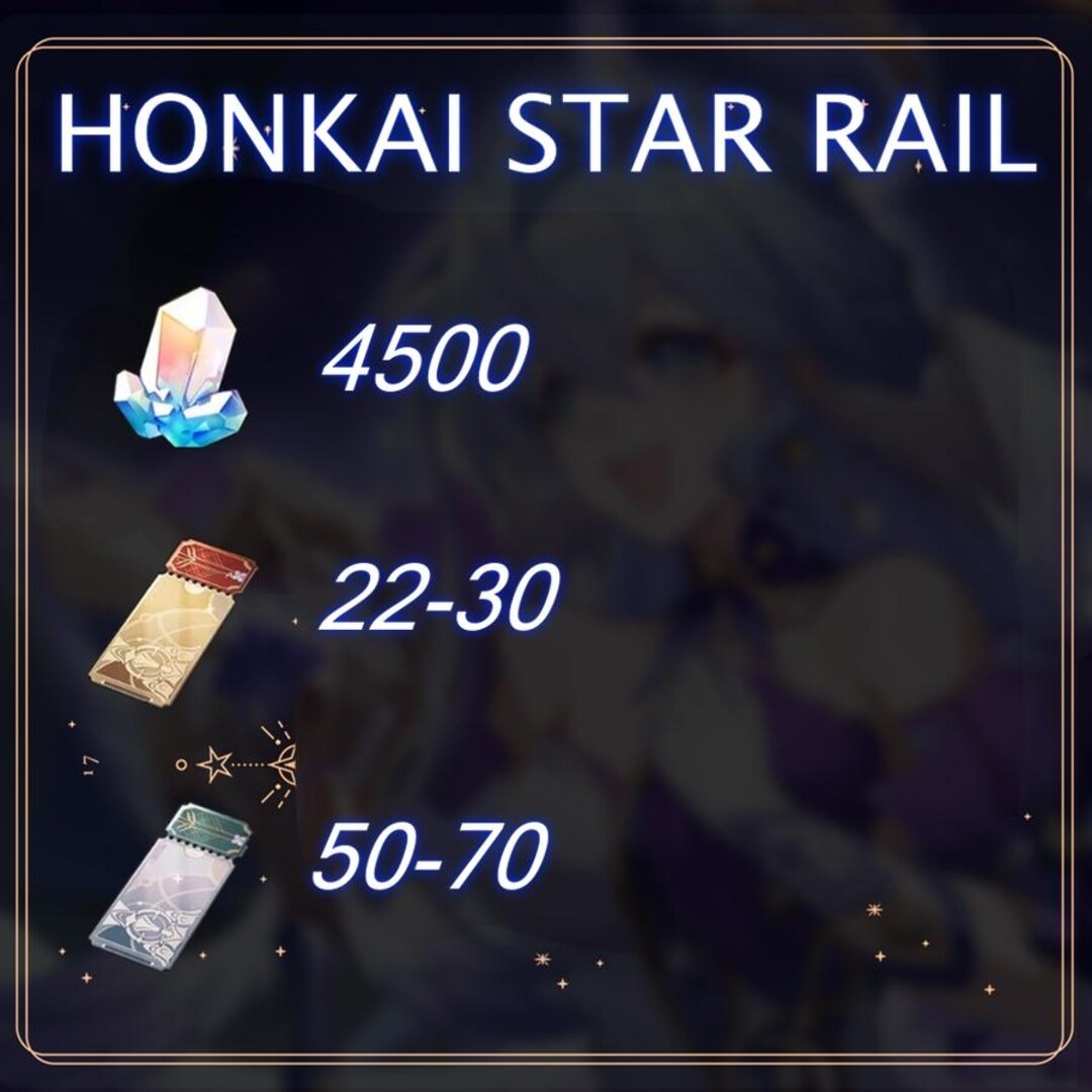 Honkai Star Rail Resource Account Asia - Etsy