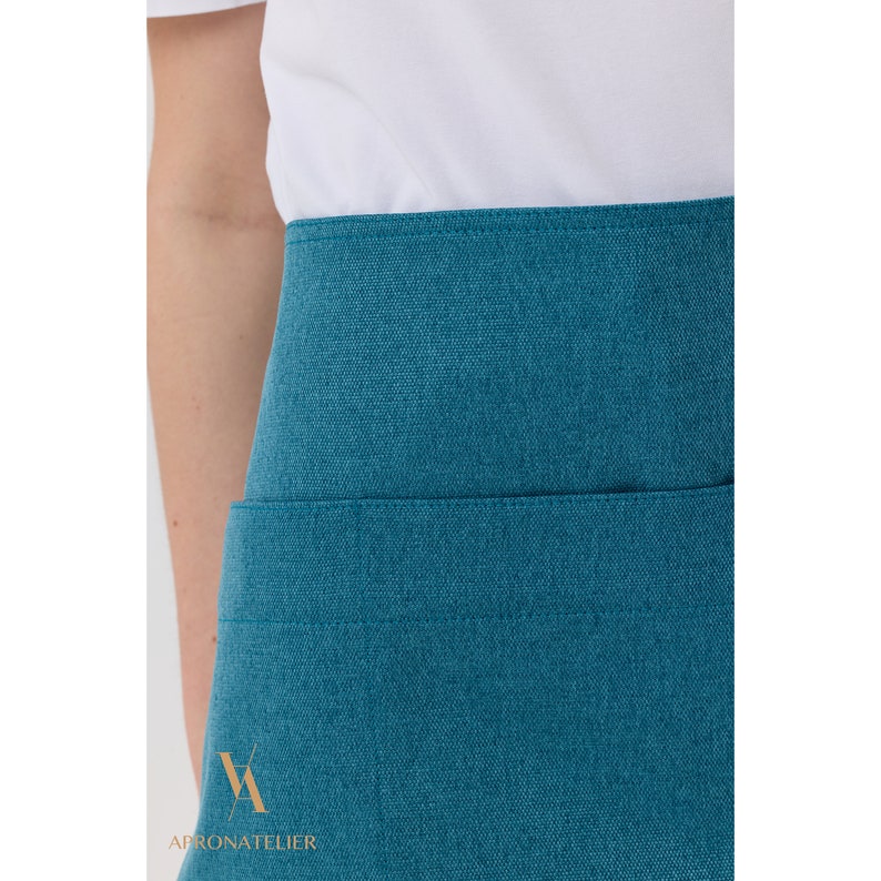 Custom Waist Apron, Half Apron, Restaurant Apron, Bistro Apron ...