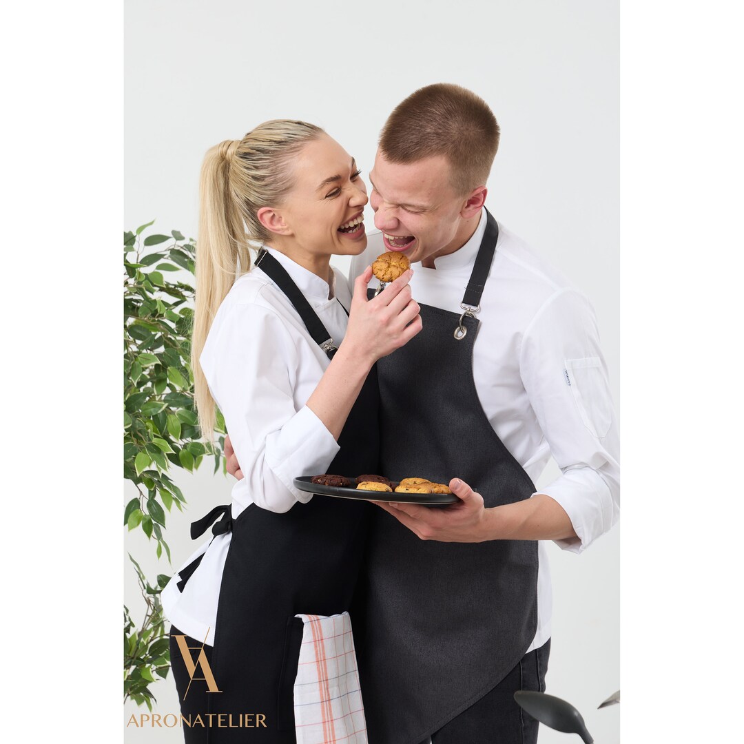 Customized Logo Apron Embroidered Chef Apron, Restaurant Apron ...