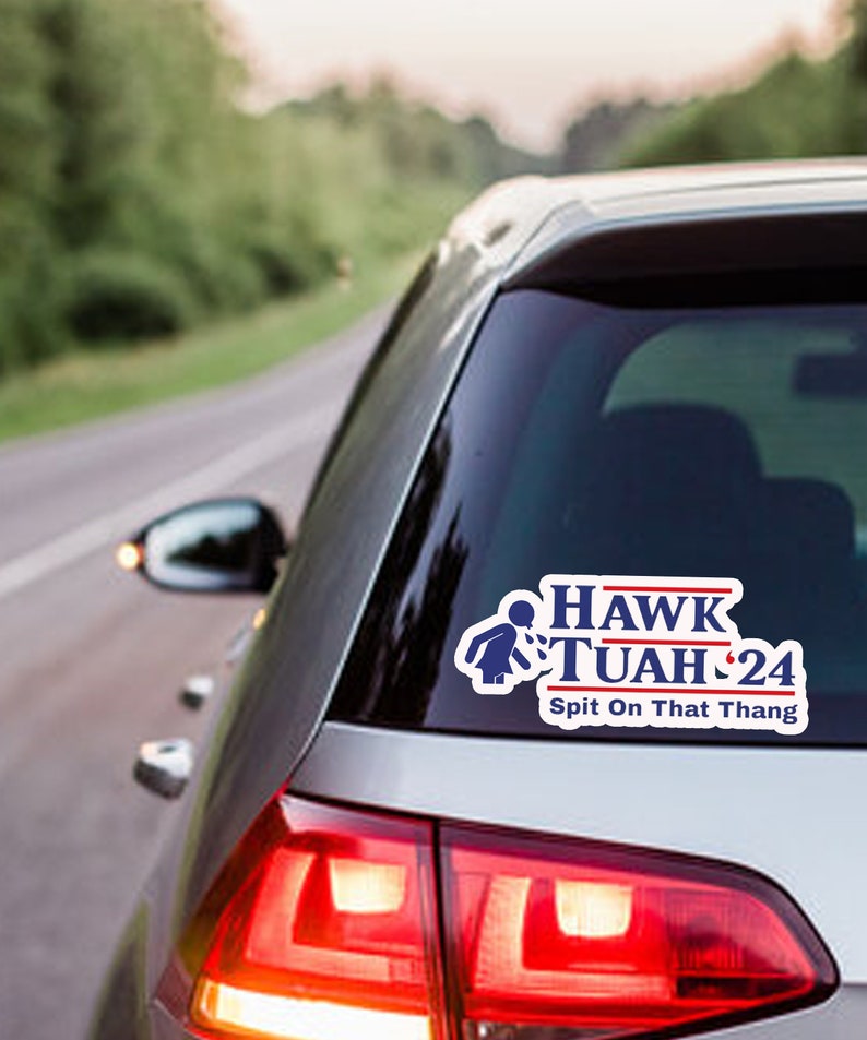 HAWK TUAH Spit on That Thang Decals Sticker,spit on That Thing Sticker ...