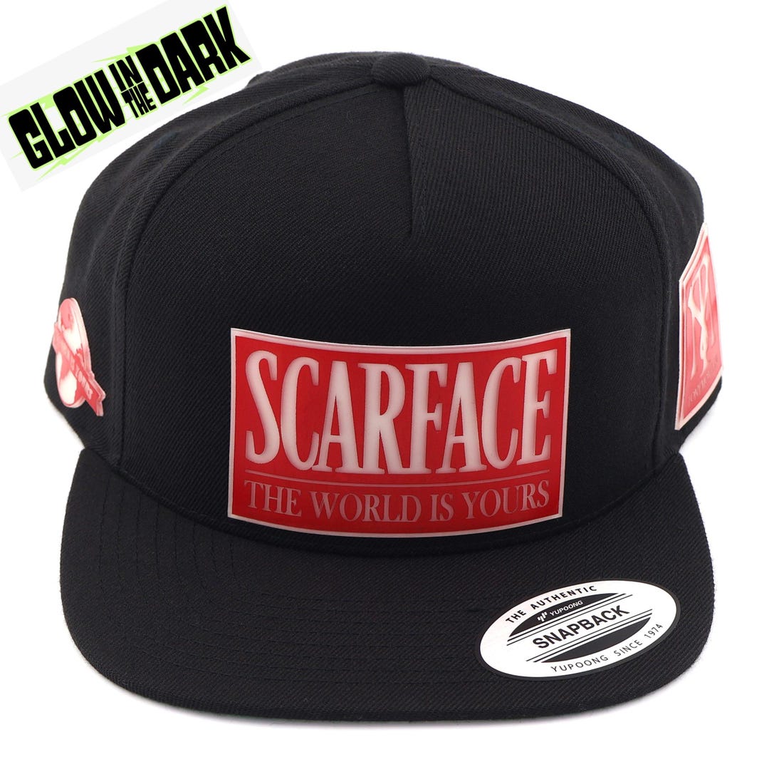SCARFACE the World is Yours Glow in the Dark Hat - Etsy