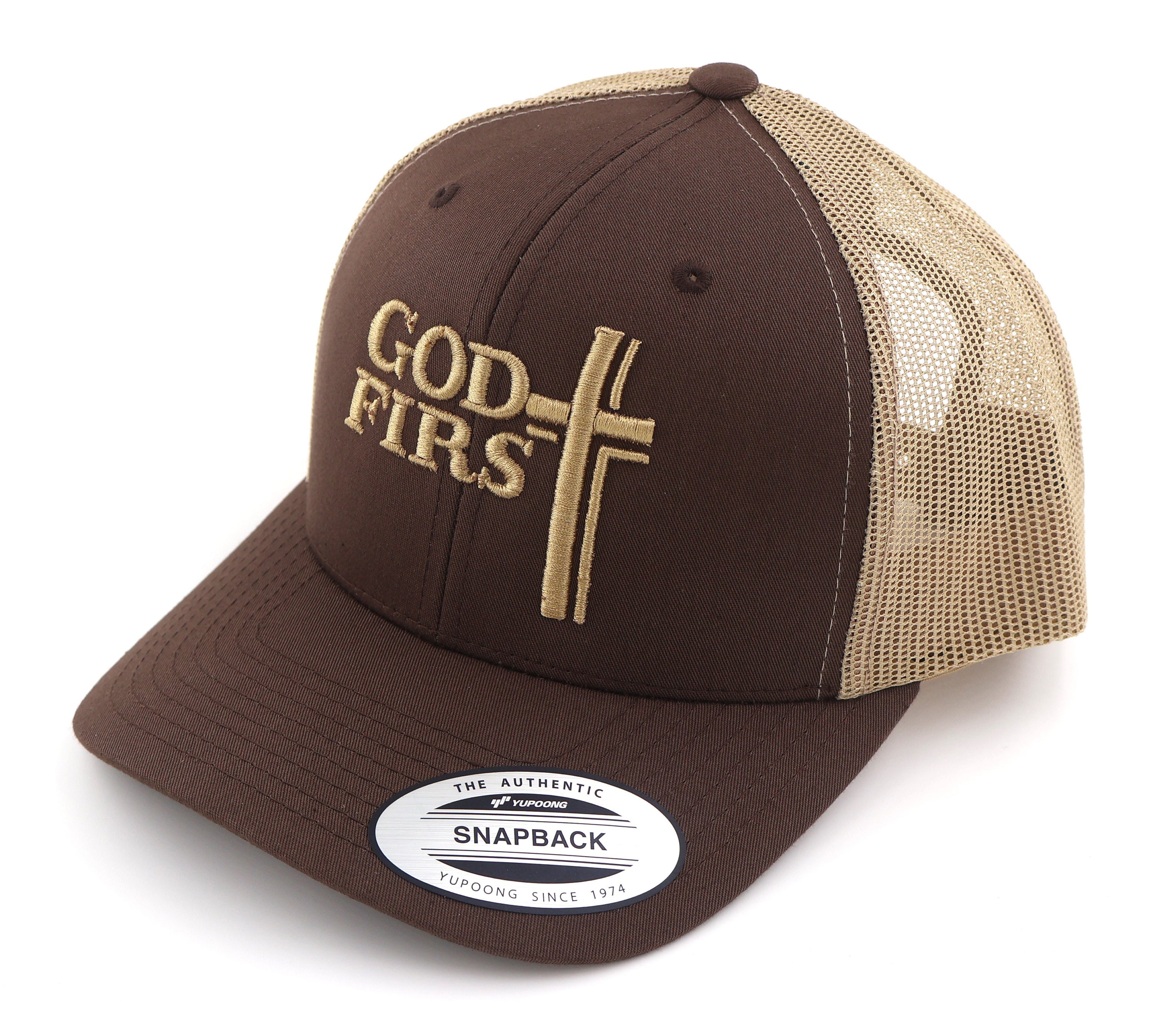 God First Cross 3D Puff Embroidery Hat - Etsy