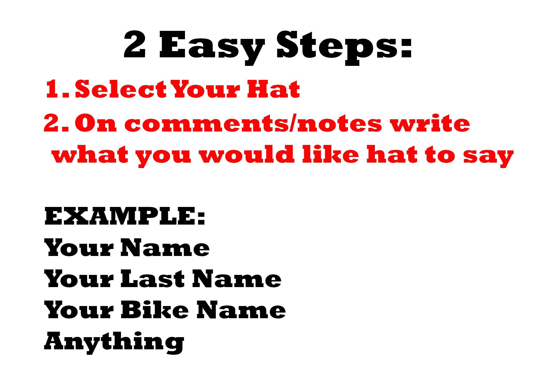 Build Your Own Harley Hat - Etsy