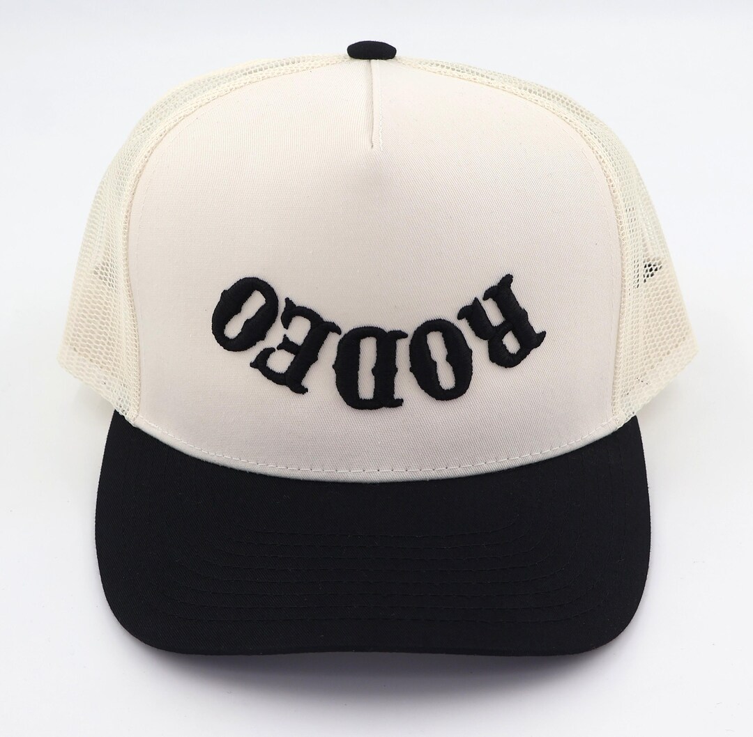 The Backwards Rodeo Embroidered Hat - Etsy