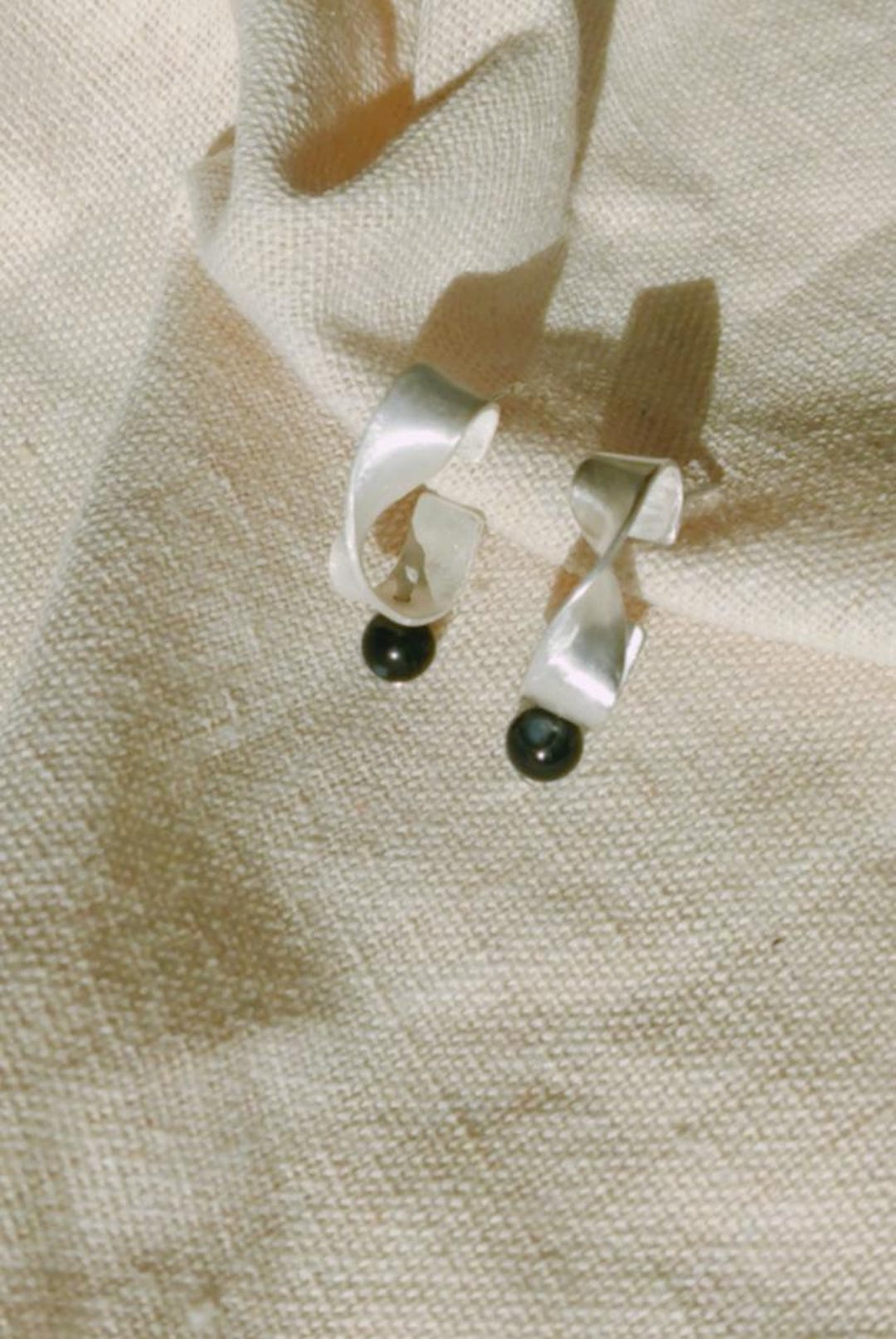 Classic Mobius Loop Minimal Modern Handmade Silver Earring Studs - Etsy