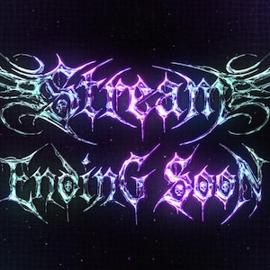 Cybersigilism Twitch Overlay Set, Y2K Tribal Stream Graphics Pack, Neon ...