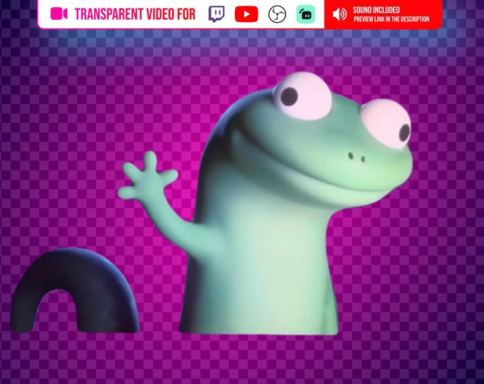 Lizard ALERT + EMOTE. Elio Lizard Emote, Hitting Button, Tiktok Lizard ...