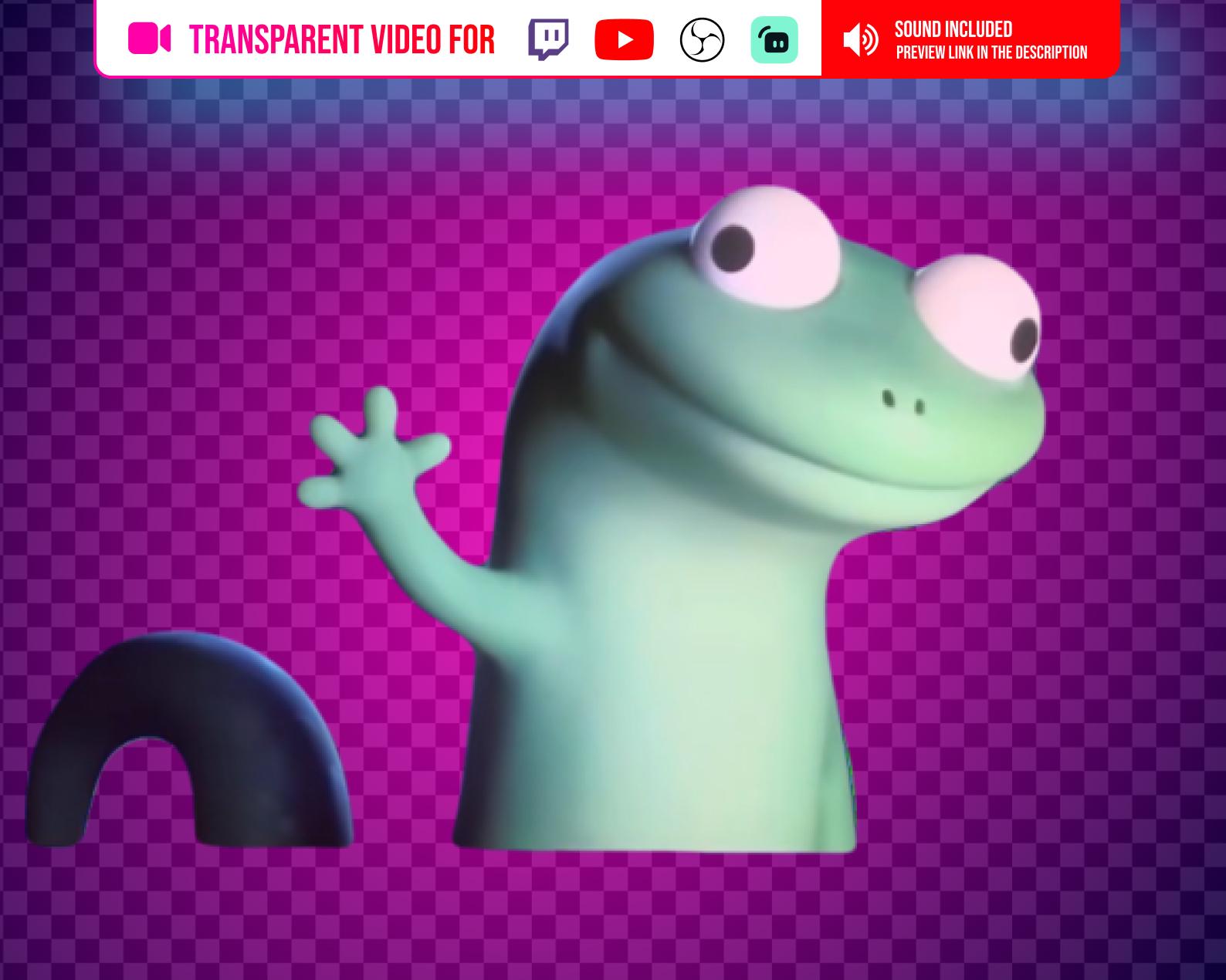 Lizard ALERT + EMOTE. Elio Lizard Emote, Hitting Button, Tiktok Lizard ...