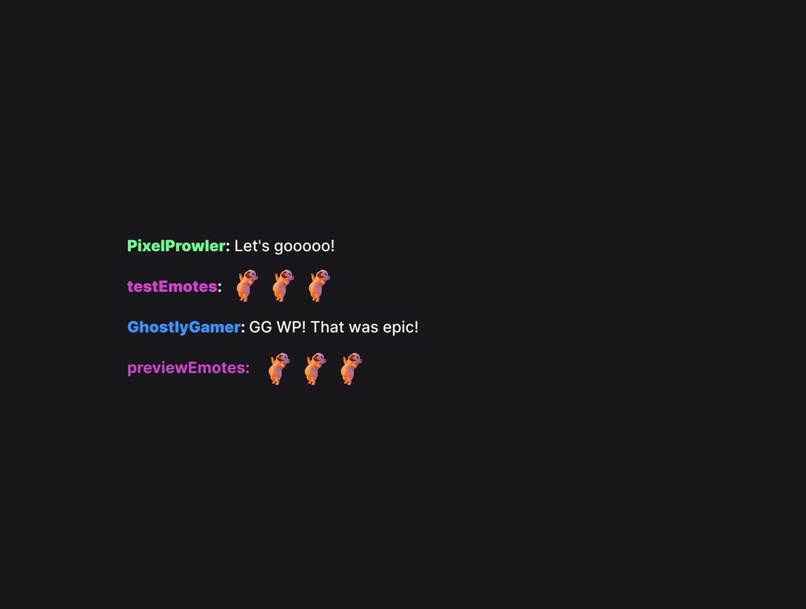 Lindo perrito Pibble bailando, alerta de transmisión, emoticono animado ...