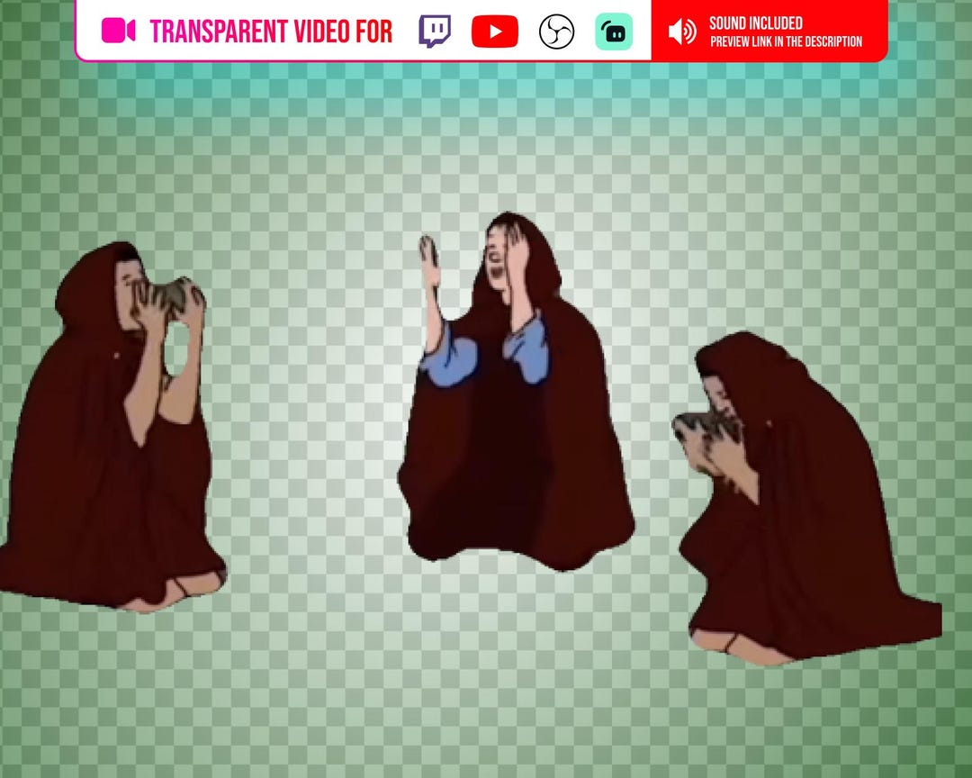 Ritual Meme Tiktok Animated Twitch Stream Alerts | Funny Streaming ...