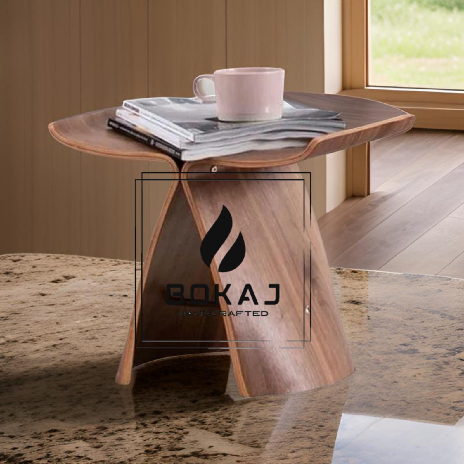 Butterfly Step Stool Solid Wood Leisure Table Luxury Chair Home Goods ...