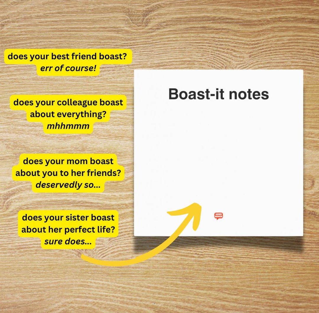 Sticky Note Funny Sticky Notes for Best Friend Gift for Her Memo Pad ...