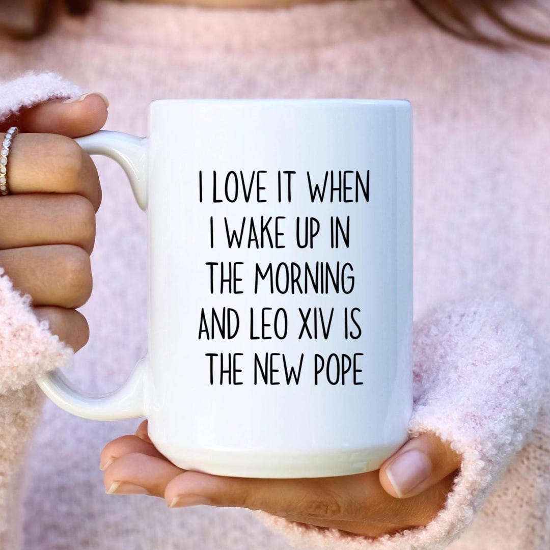 Pope Leo XIV Coffee Mug: Funny Catholic Vatican Gift - Etsy