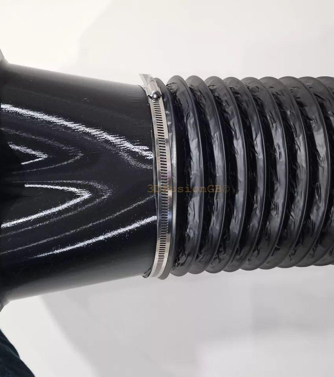 Antminer S19 S21 Shroud 8" - Dual Fan 12cm to 8" Duct, 3D Printed in ...