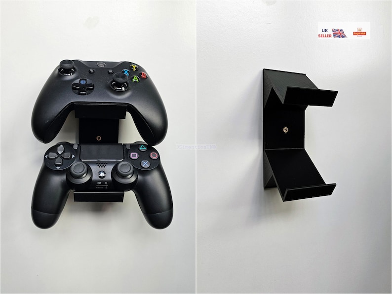 Wall Mounted Controllers Headsets Gaming Organizer for Xbox PS4 PS5 ...