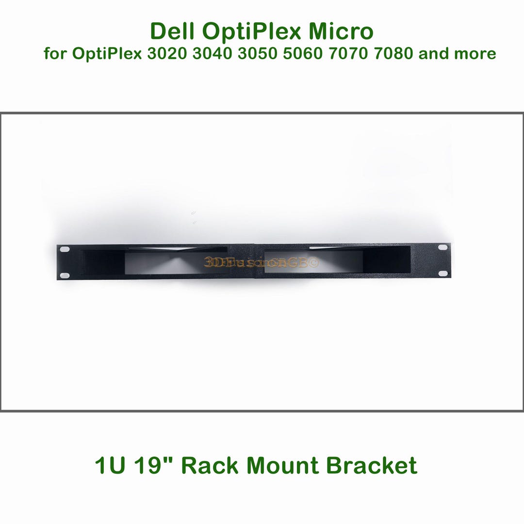 3D Printed Rack Mount Bracket for Dell Optiplex SFF Pcs – Upgraded Snap ...