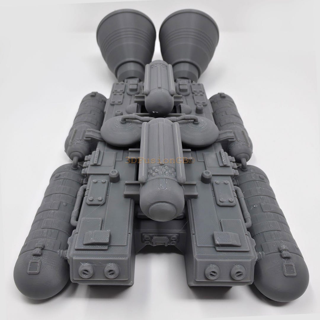Space 1999 Eagle Booster - 3D Printed Model for 44" Eagle - Retro Sci ...
