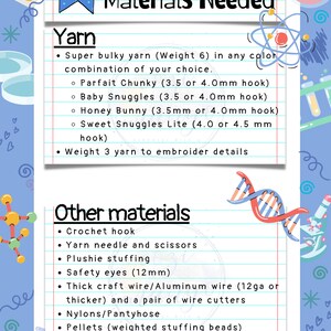 Science Crochet Pack: 4-in-1 Crochet Pattern PDF (microscope, Agar ...